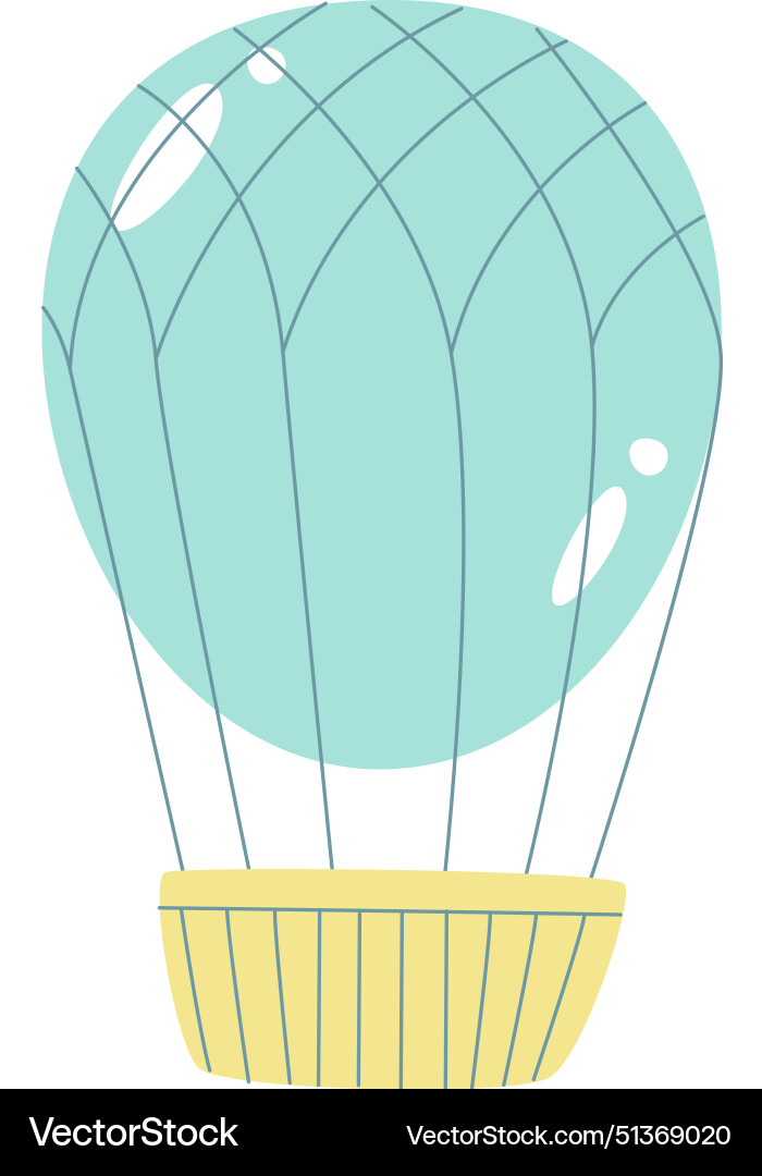 Hot air balloon Royalty Free Vector Image - VectorStock