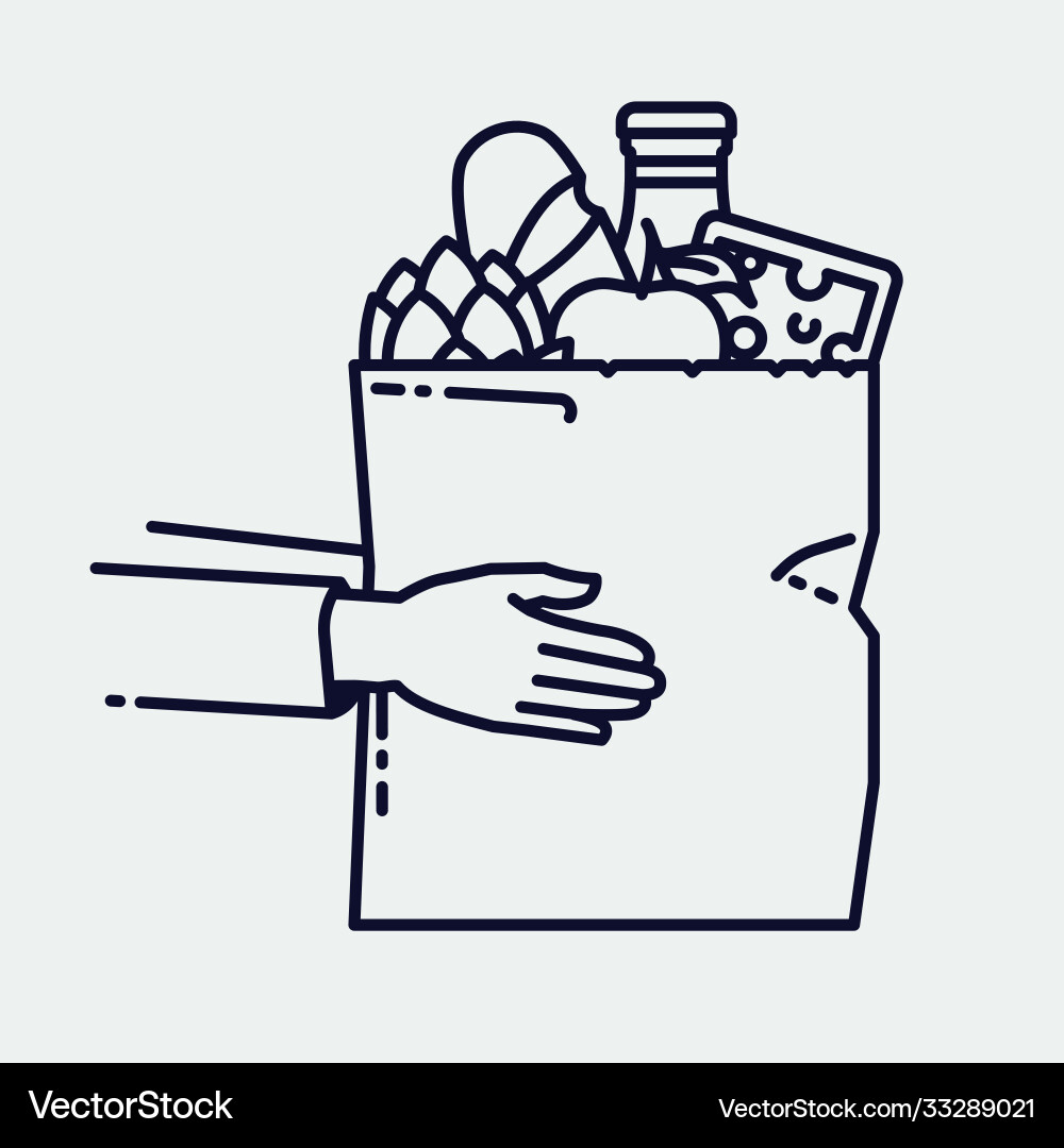 Cool flat line monoweight stroke concept Vector Image