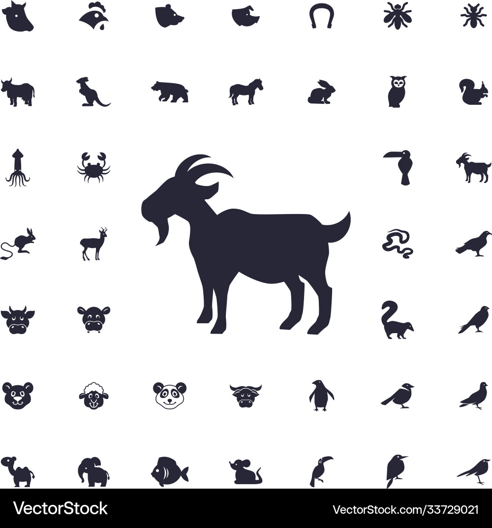 Isolated Goat Icon Royalty Free Vector Image - VectorStock