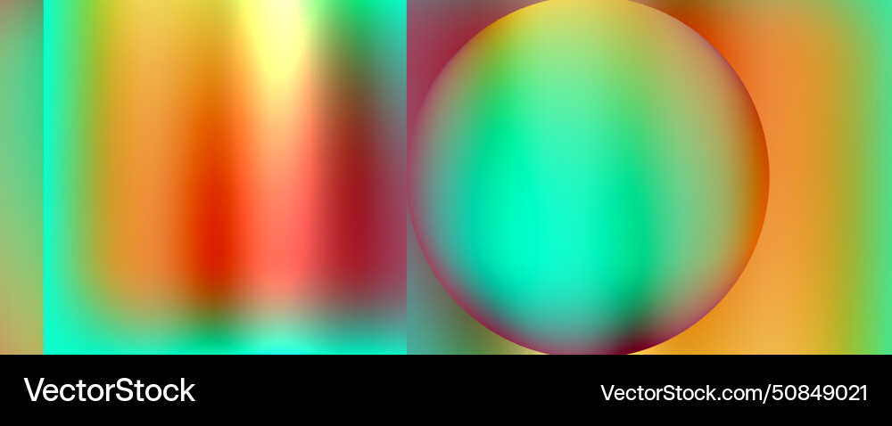 Neon color abstract geometric shapes background Vector Image