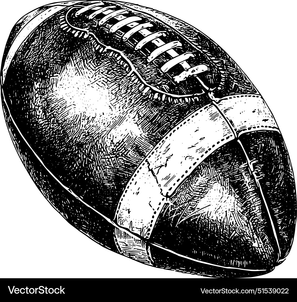 American football Royalty Free Vector Image - VectorStock