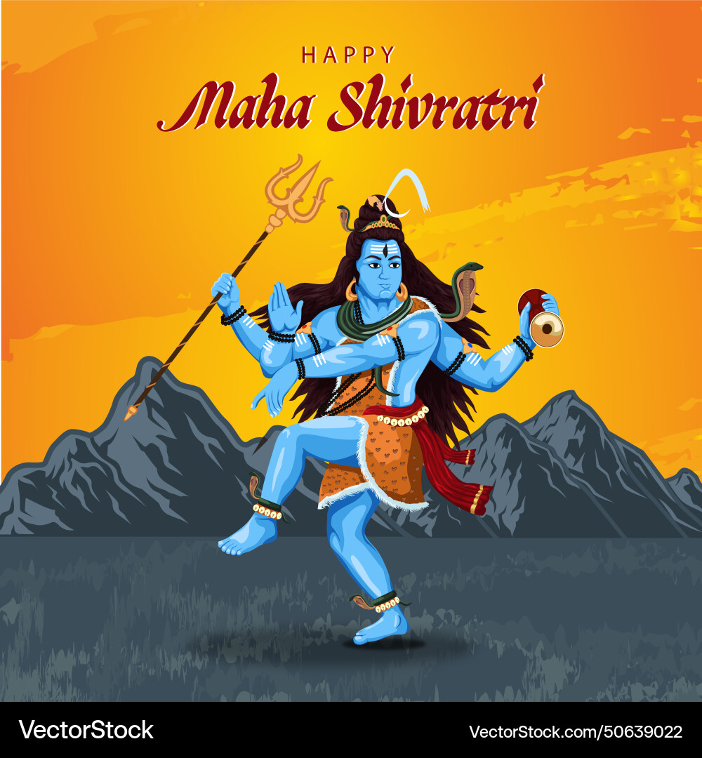 Lord shiva Royalty Free Vector Image - VectorStock