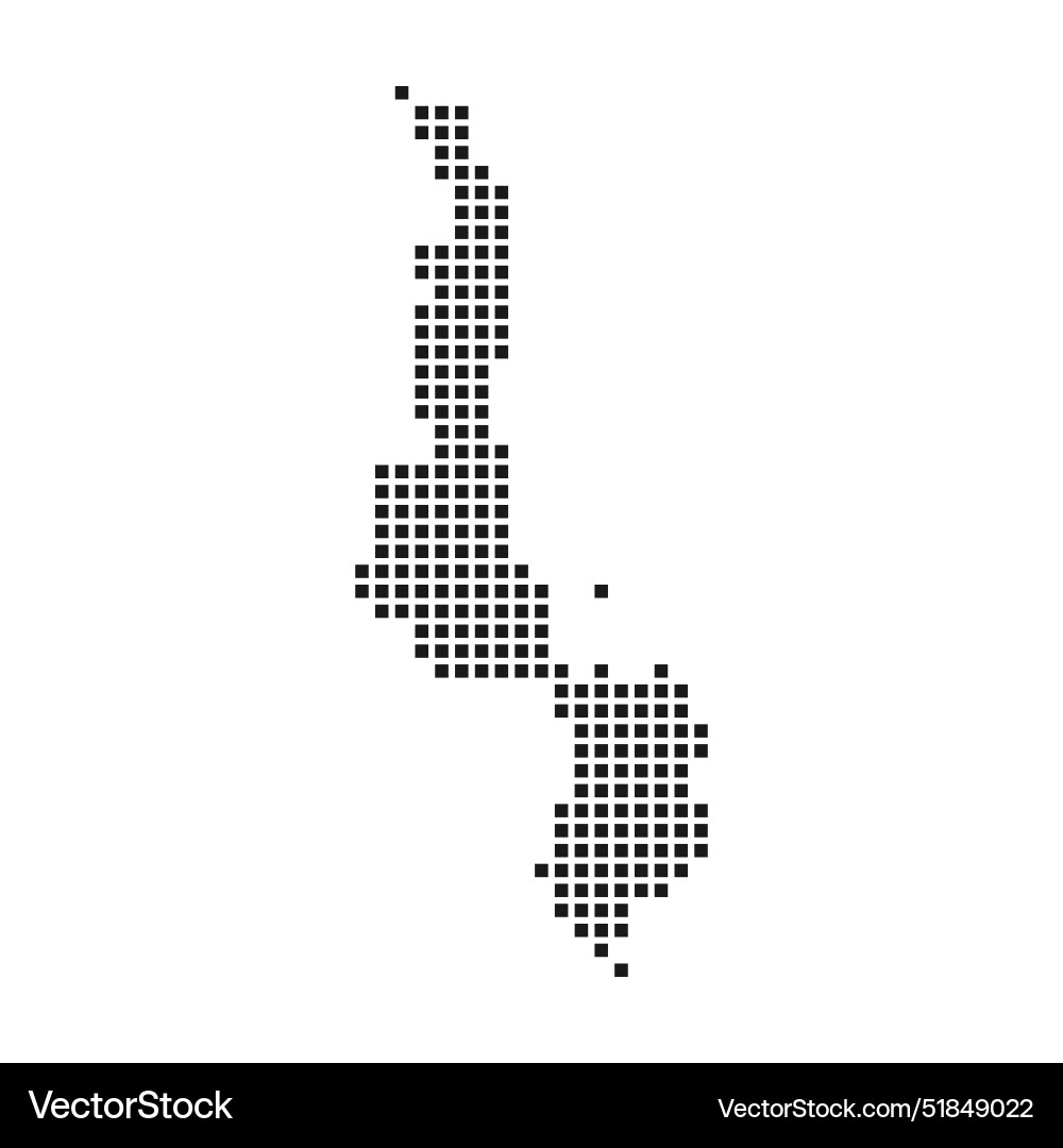 Malawi country map icon Royalty Free Vector Image