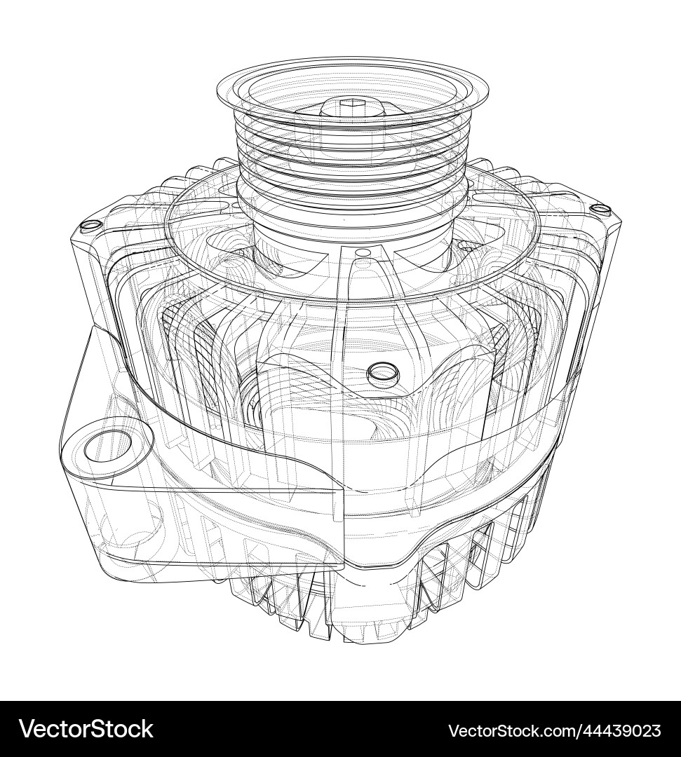 Car generator Royalty Free Vector Image - VectorStock