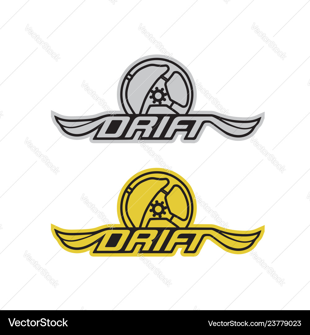 Drift-logo Royalty Free Vector Image - VectorStock