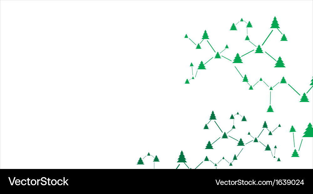 Christmas Tree Background Royalty Free Vector Image