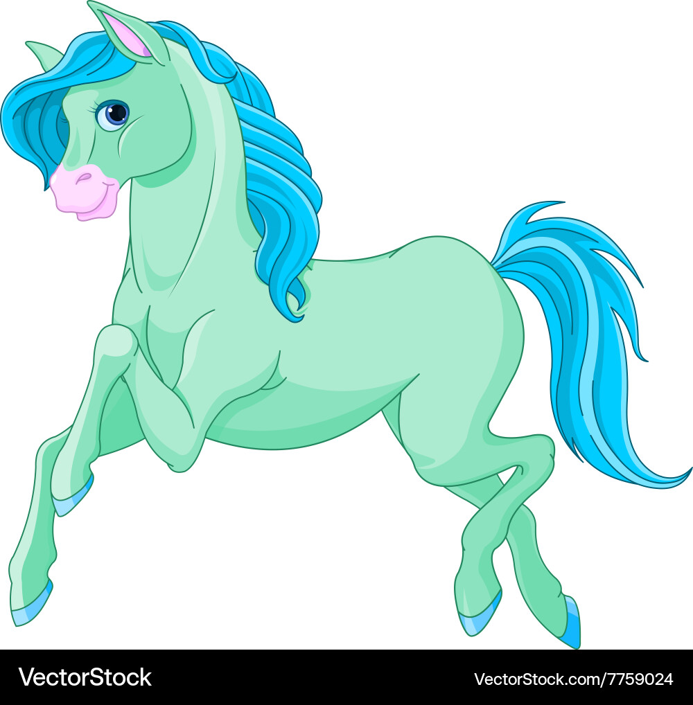 Magic horse Royalty Free Vector Image - VectorStock