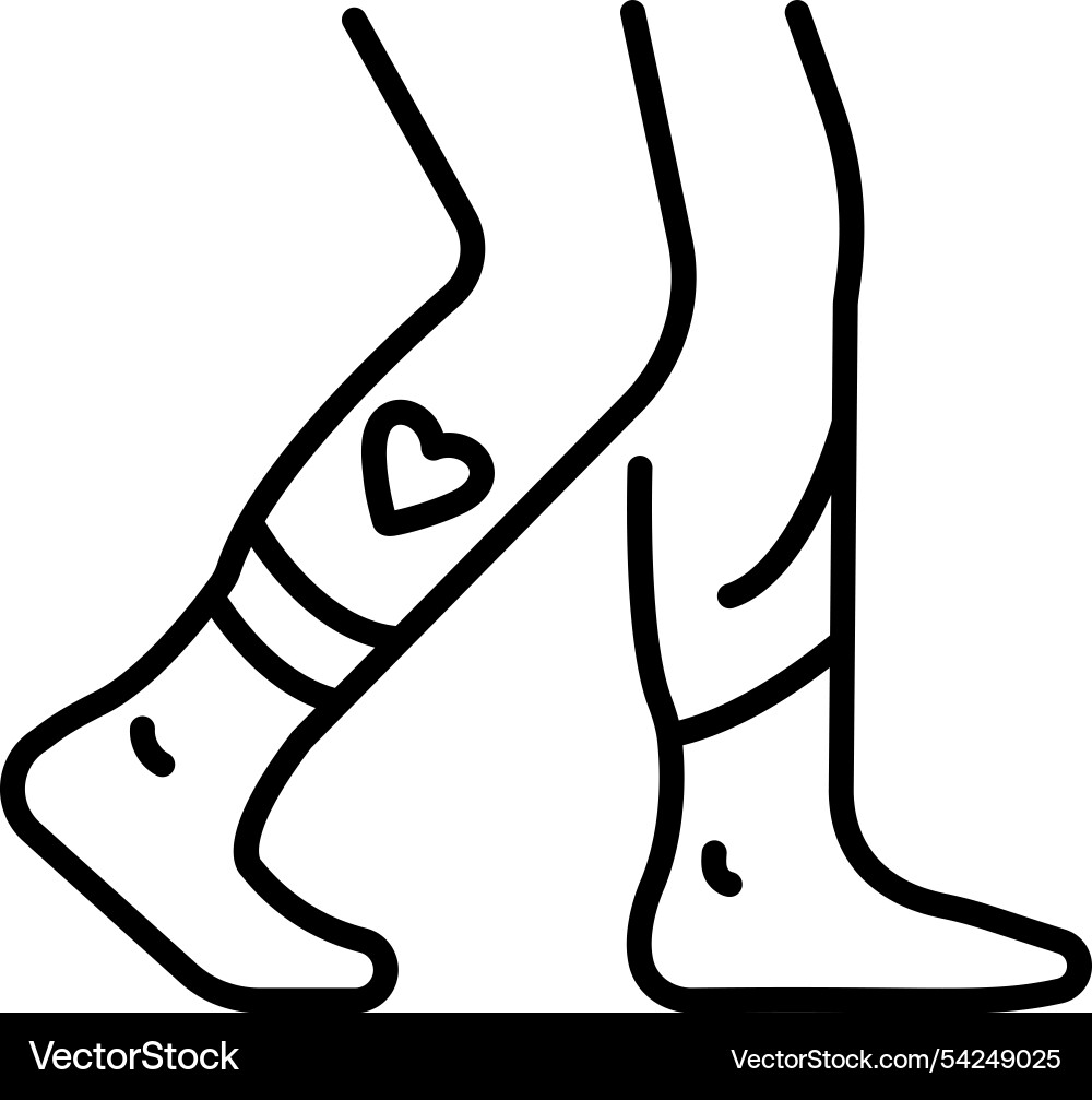 Leg tattoo Royalty Free Vector Image - VectorStock