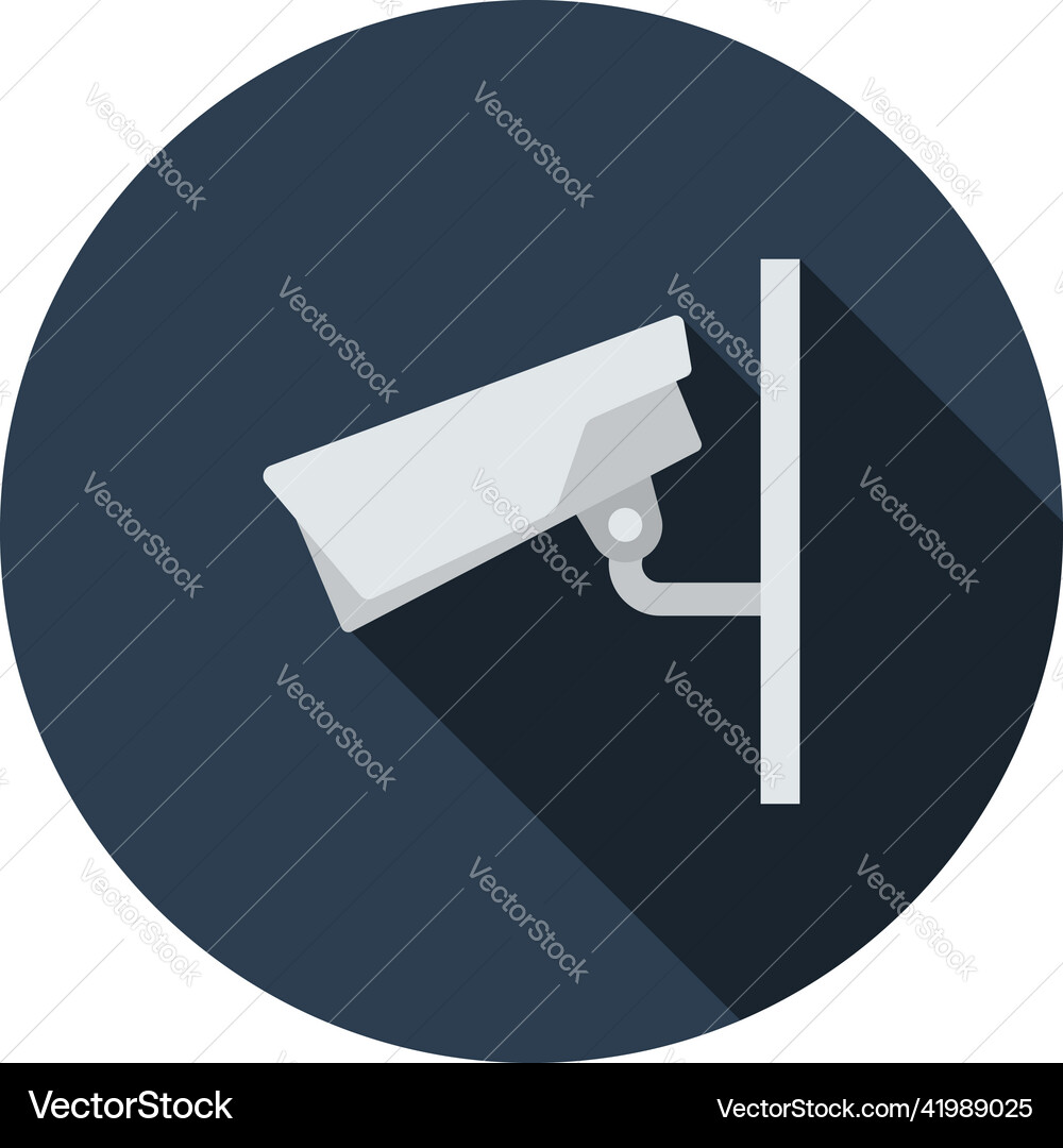 Security camera icon Royalty Free Vector Image