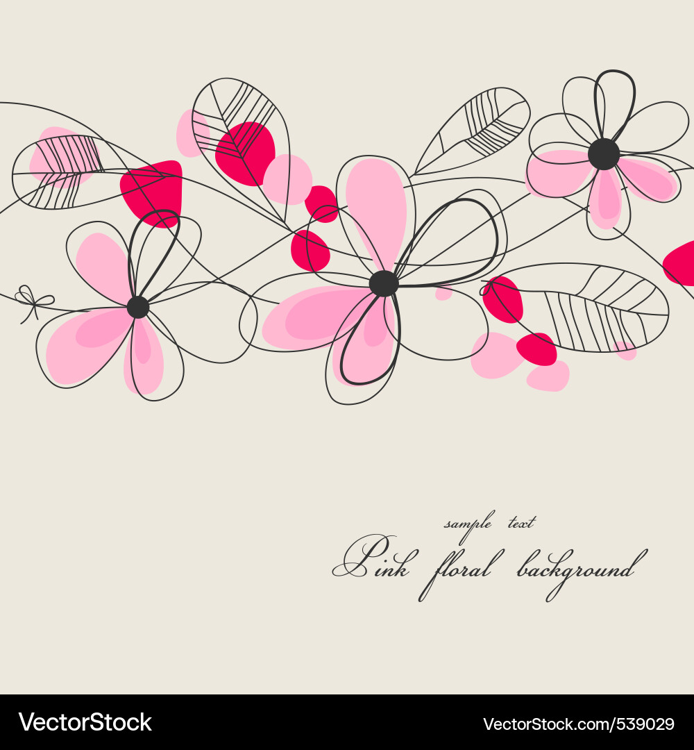 Floral Celebration Background Royalty Free Vector Image