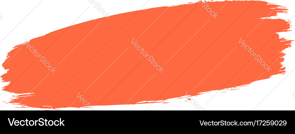 Red paint brushstroke Royalty Free Vector Image