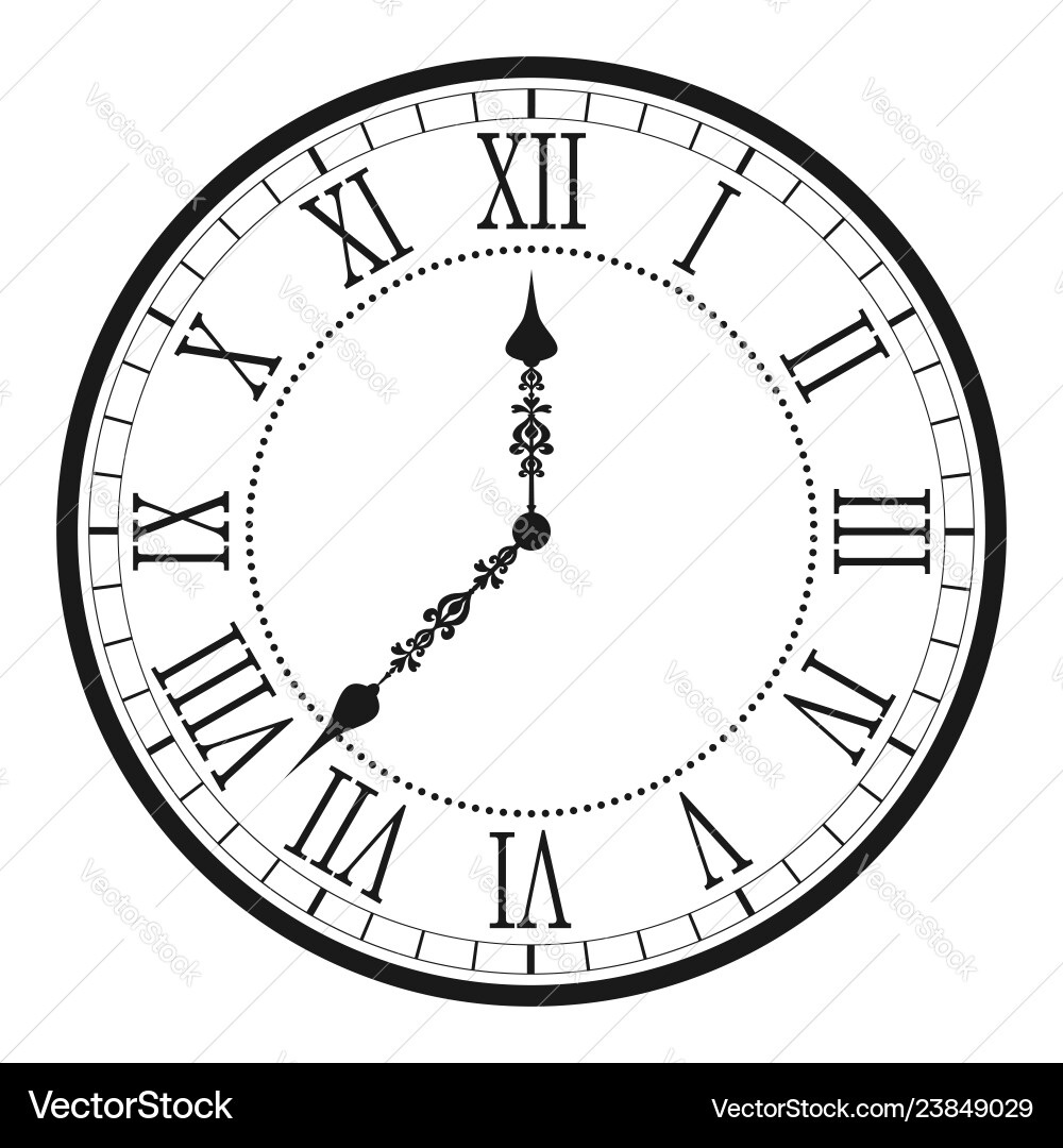 Roman Numerals Drawn Vector Images (over 110)