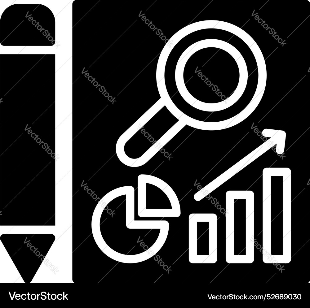 Analysis icon Royalty Free Vector Image - VectorStock