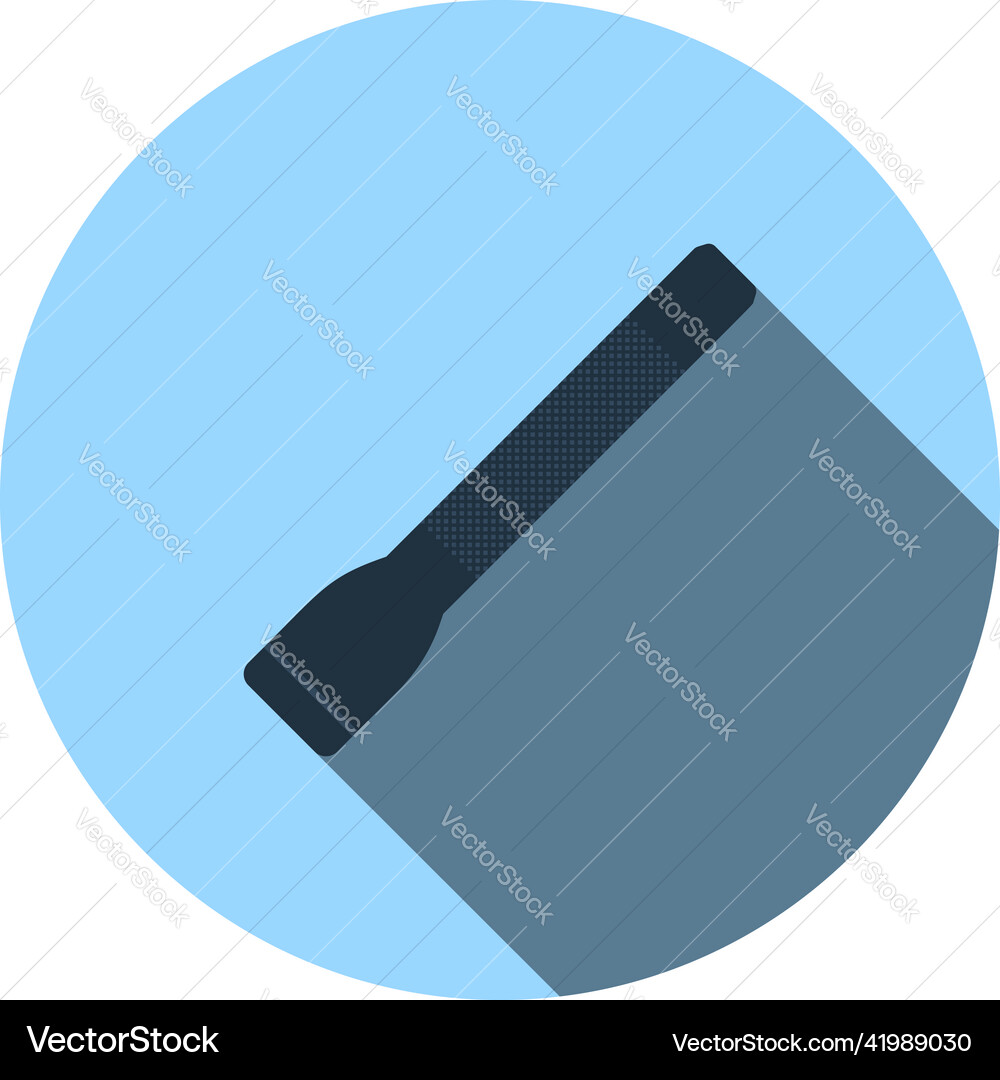 Police flashlight icon Royalty Free Vector Image