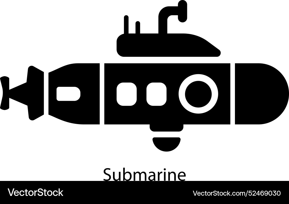 Submarine Royalty Free Vector Image - VectorStock