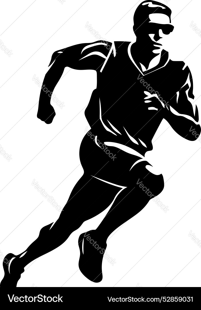 Swift sprinter running icon design marathon Vector Image