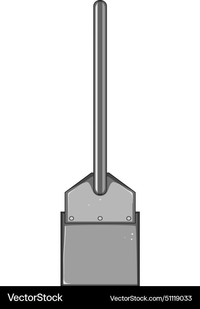 Carving brick chisel cartoon Royalty Free Vector Image