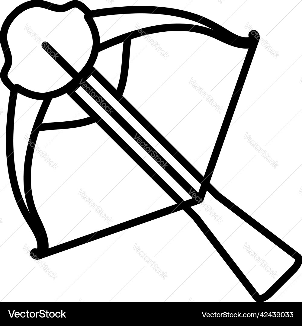 Crossbow icon Royalty Free Vector Image - VectorStock