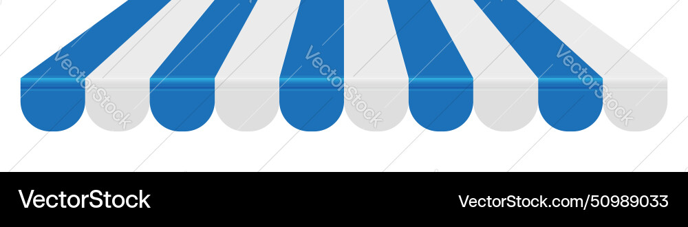 Shop awning canopy 3d realistic Royalty Free Vector Image