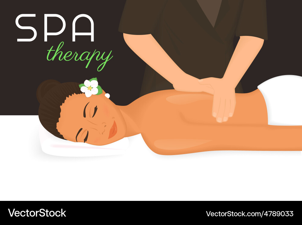 Spa therapy Royalty Free Vector Image - VectorStock