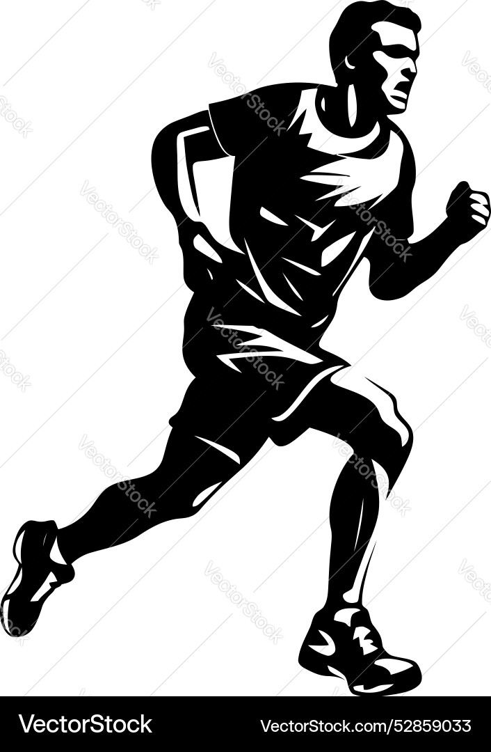 Speed surge athlete emblem endurance elevation Vector Image