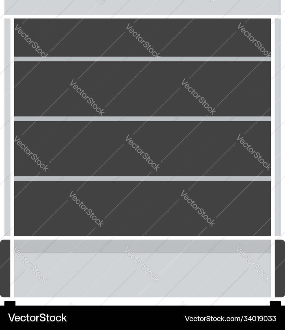 Supermarket showcase icon Royalty Free Vector Image