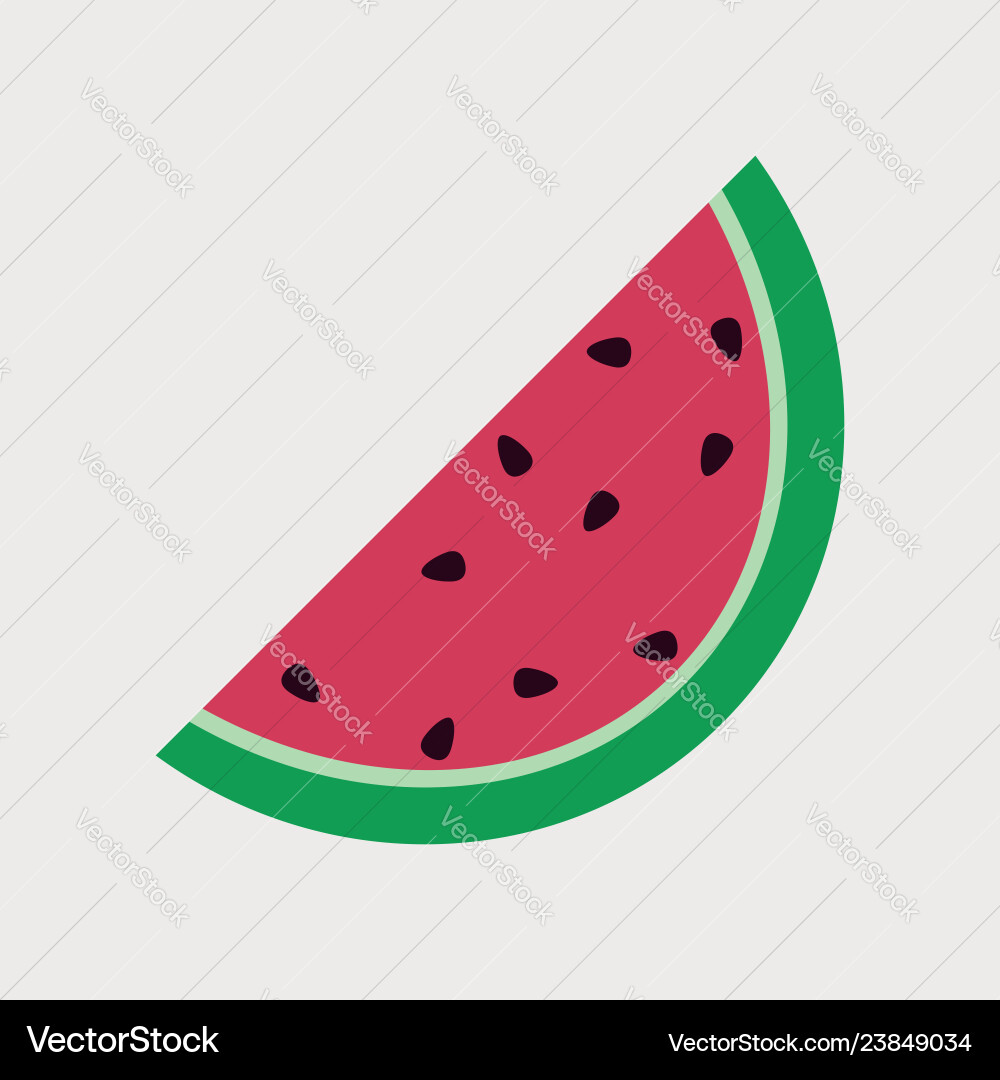 Watermelon icon Royalty Free Vector Image - VectorStock