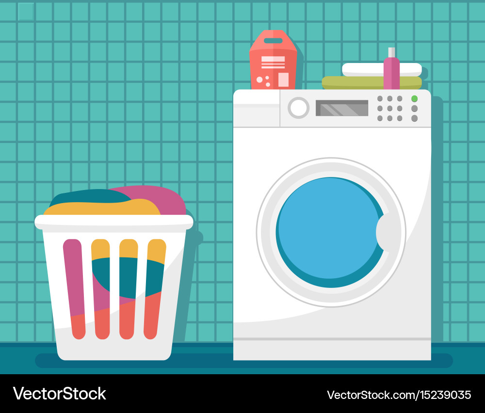 Modern Washing Machine Royalty Free Vector Image