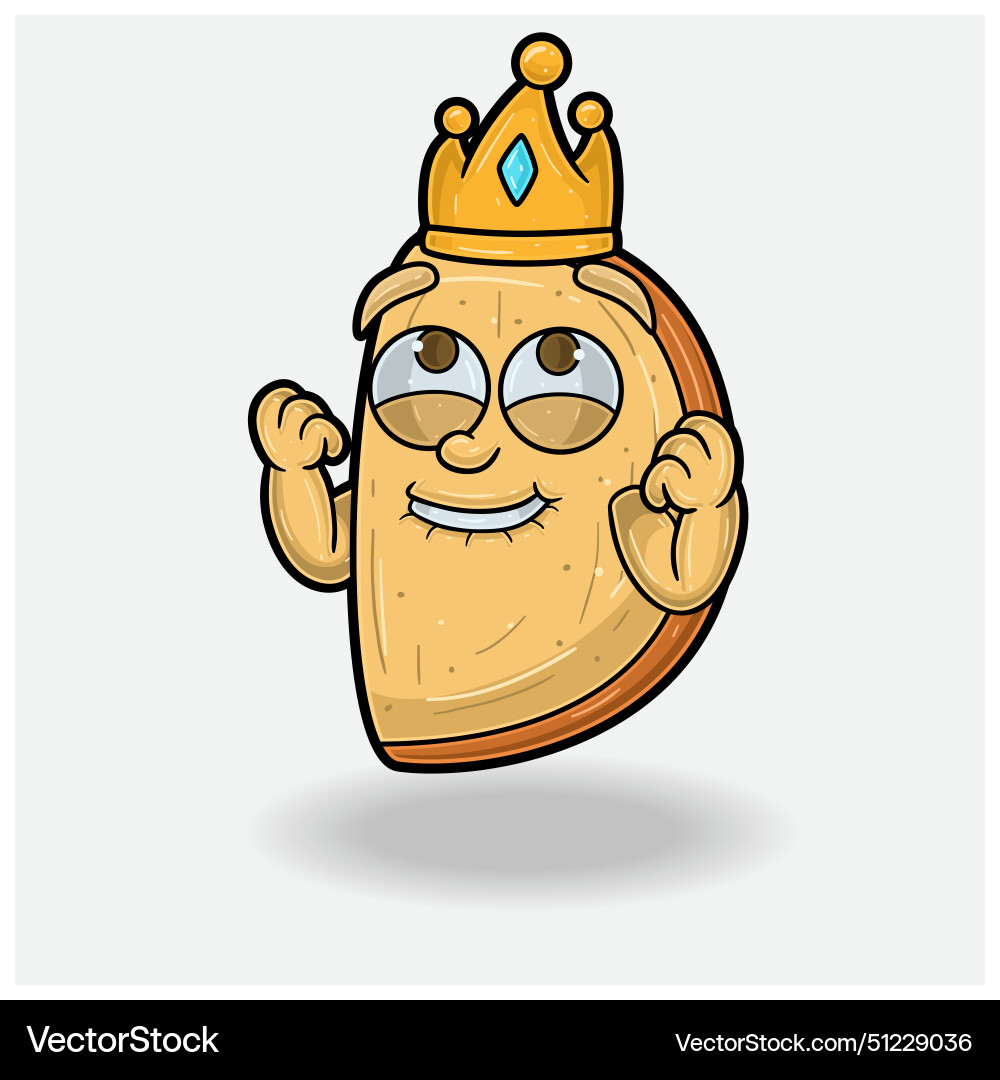 Biscotti with happy expression Royalty Free Vector Image