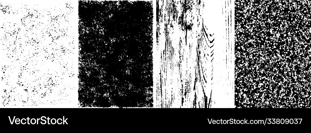 Abstract grungy textures collection Royalty Free Vector