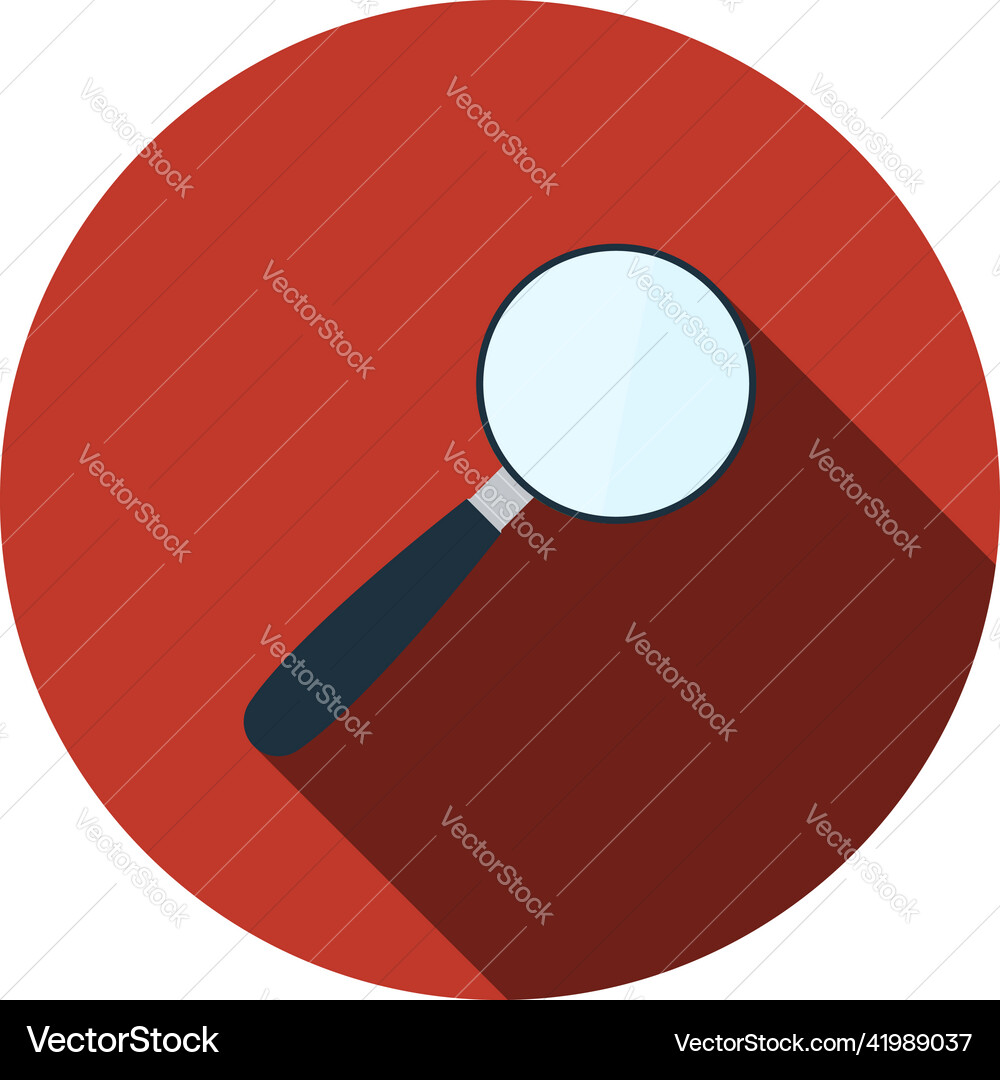 Magnifying glass icon Royalty Free Vector Image