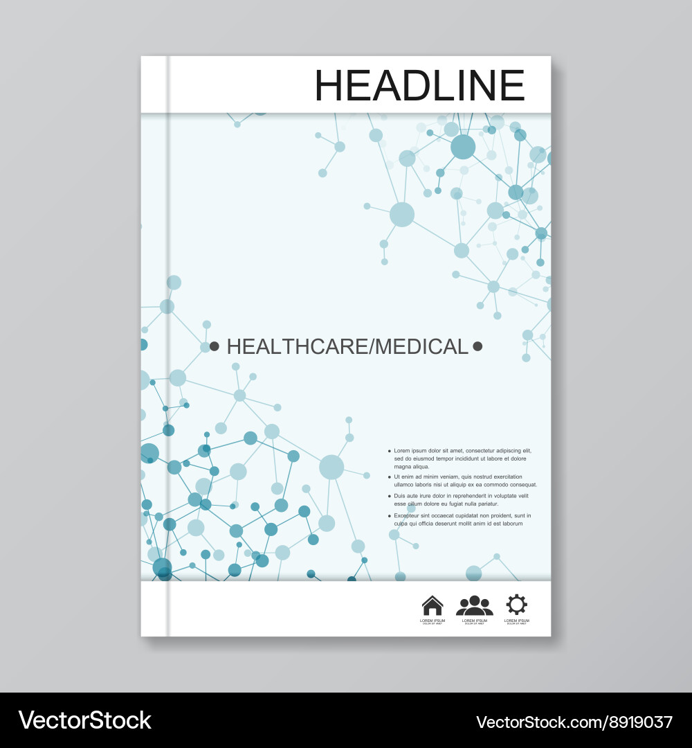 Science background modern templates Royalty Free Vector