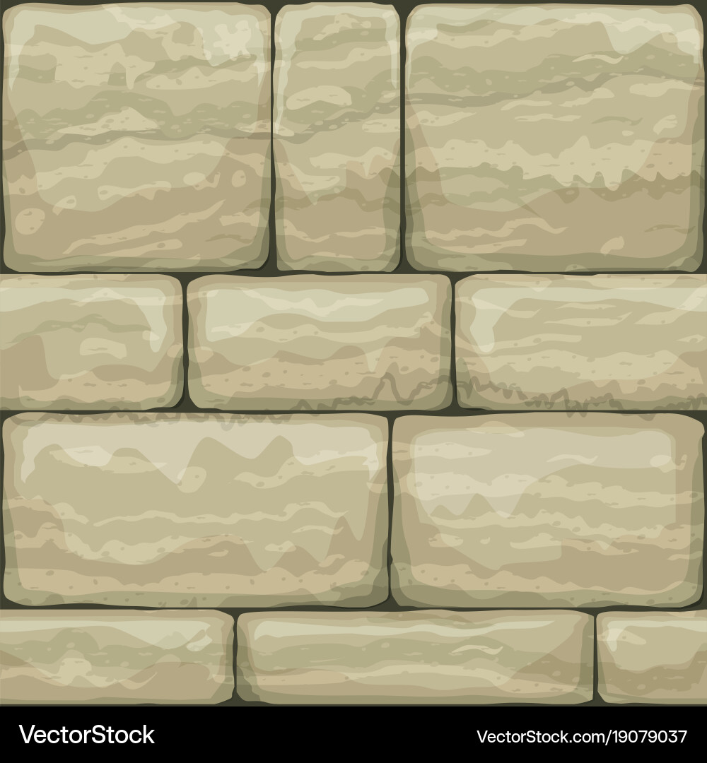 Seamless texture of old stone Royalty Free Vector Image