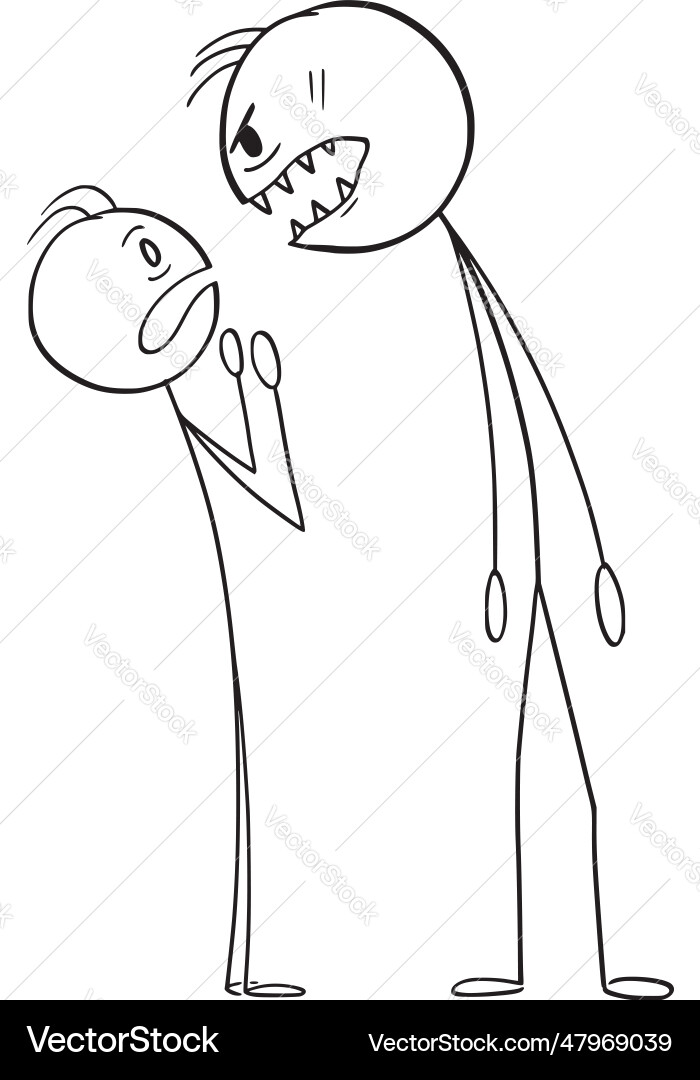 Angry Stick Figure - Rage Cartoon Royalty Free Vector Image