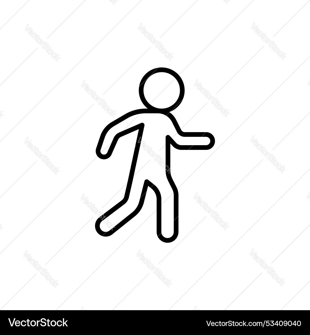 Walking Pictogram Vector Images (over 5,200)