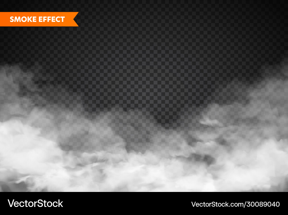 Realistic Fog and Smoke Effect Royalty Free Vector Image