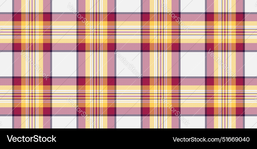 Volume check plaid t-shirt seamless texture Vector Image