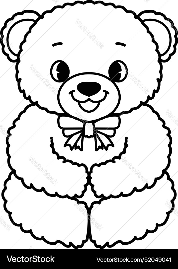 Cute bear Royalty Free Vector Image - VectorStock