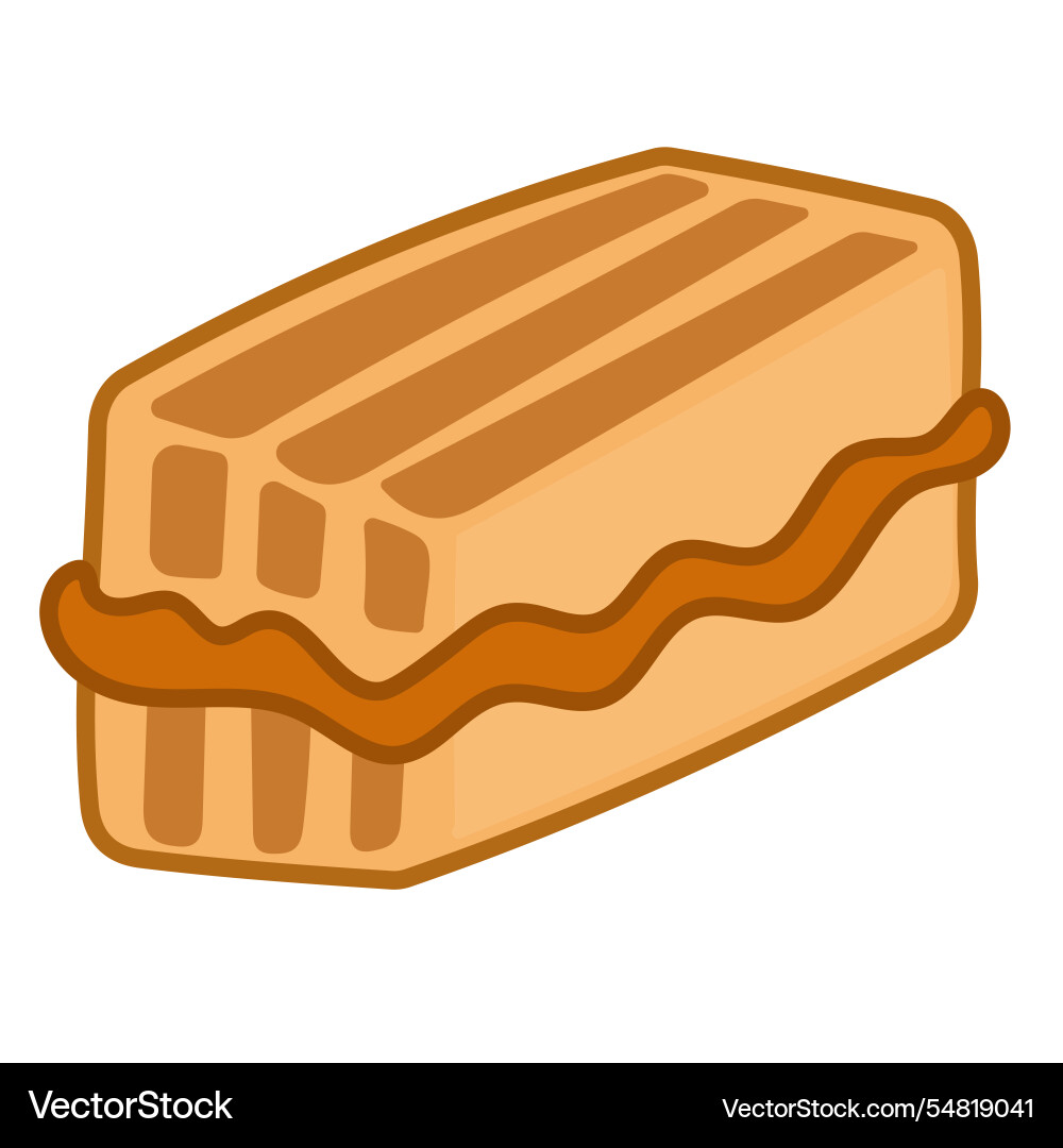 Roti bakar icon Royalty Free Vector Image - VectorStock