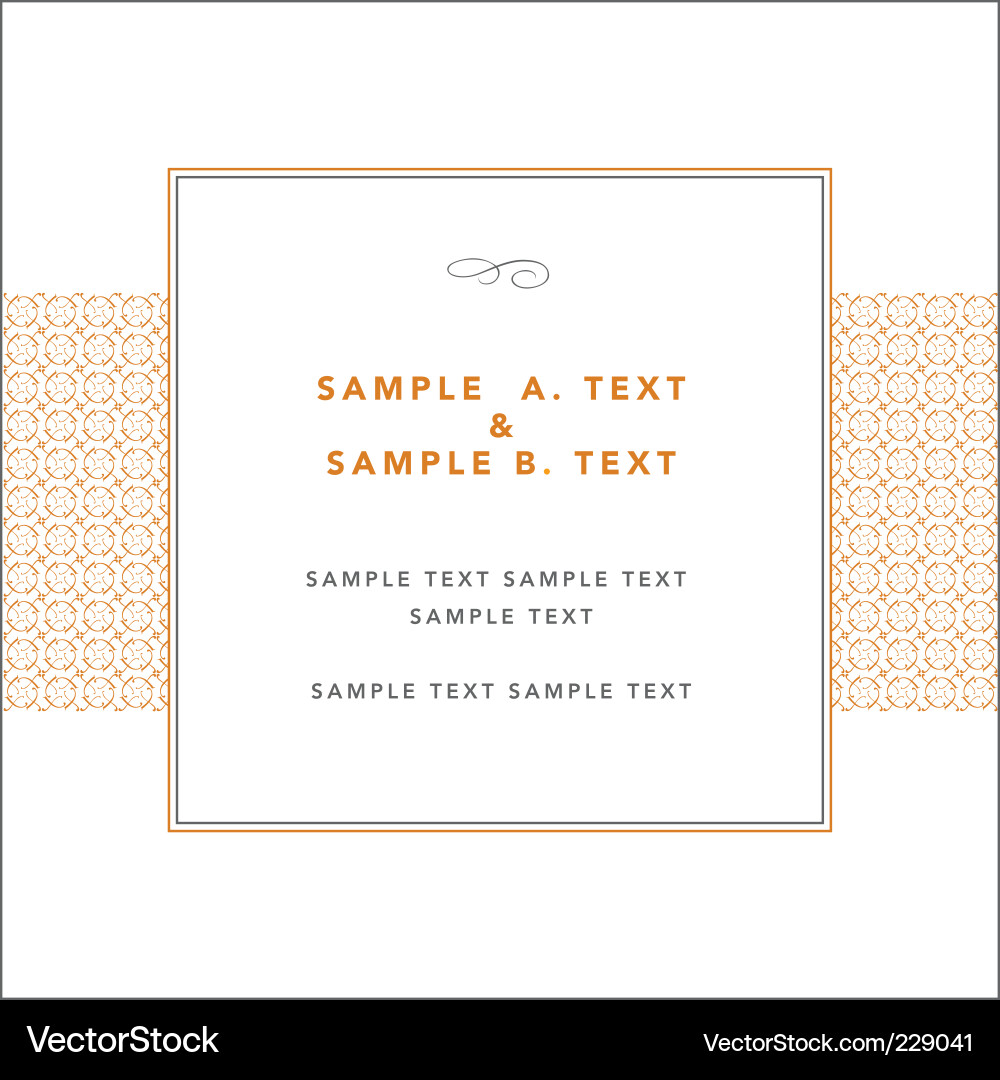 Square frame Royalty Free Vector Image - VectorStock