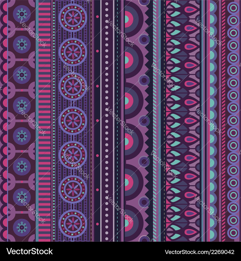 Abstract geometric strip pattern Royalty Free Vector Image