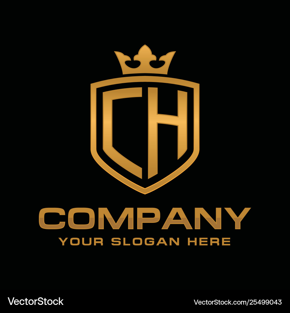 Ch logo Royalty Free Vector Image - VectorStock