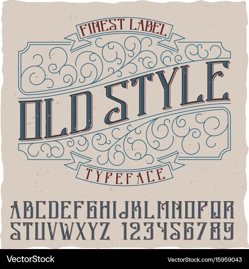 Old style poster Royalty Free Vector Image - VectorStock