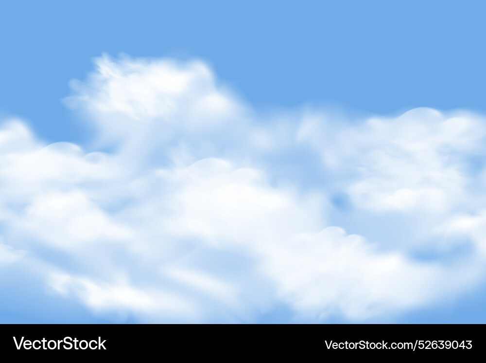 Sky blue background clear day with sunlight Vector Image