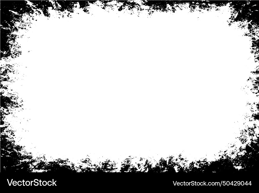 A dirty wall texture frame background Royalty Free Vector