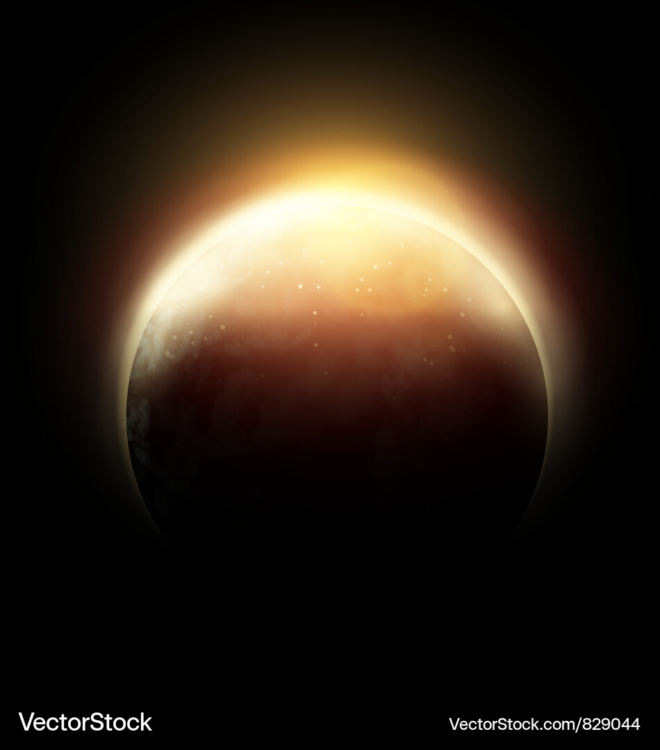 Cosmo moon Royalty Free Vector Image - VectorStock