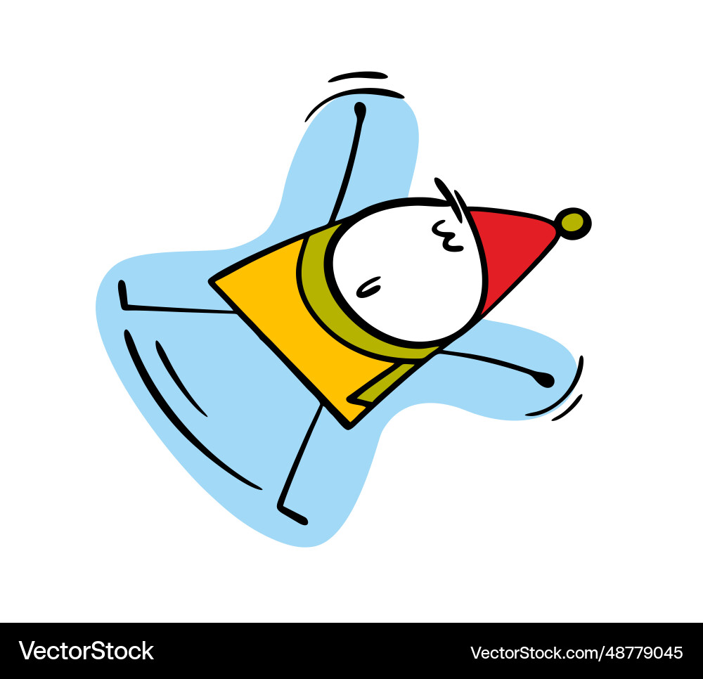 Figure Stick Angel Vector Images (50)