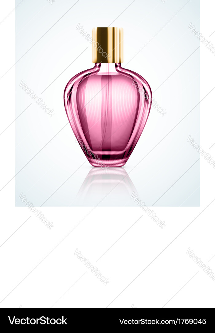 Perfume bottle Royalty Free Vector Image - VectorStock