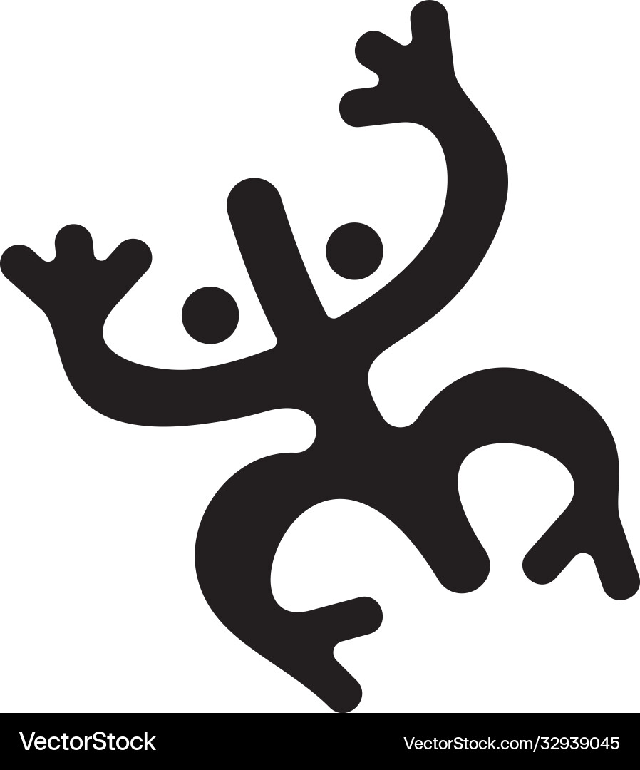 Taino Coqui Frog Symbol Royalty Free Vector Image