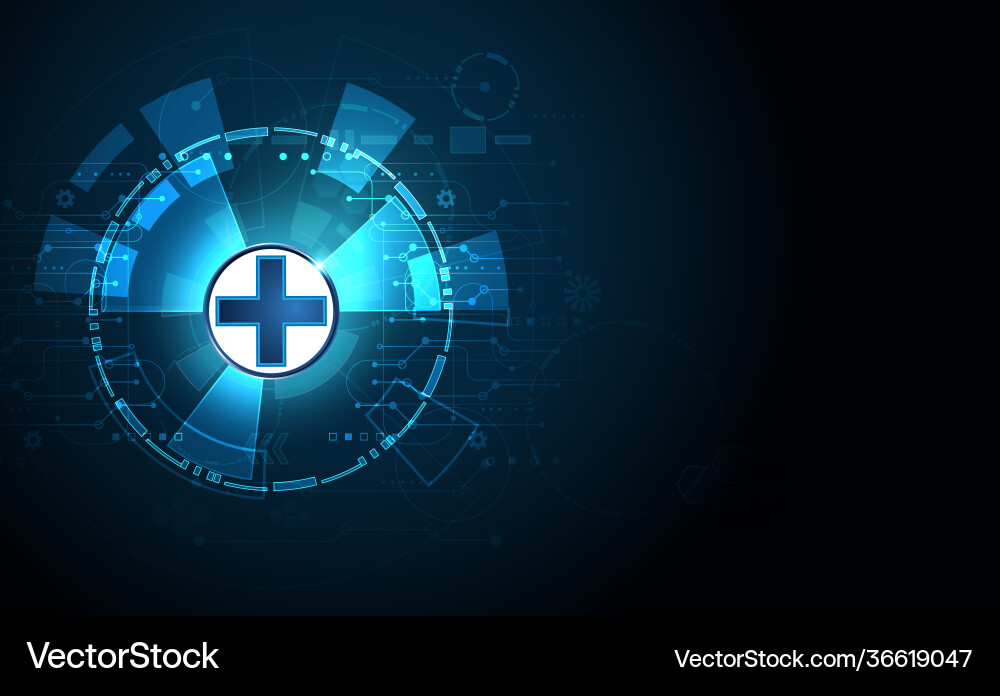 Abstract health science consist plus Royalty Free Vector